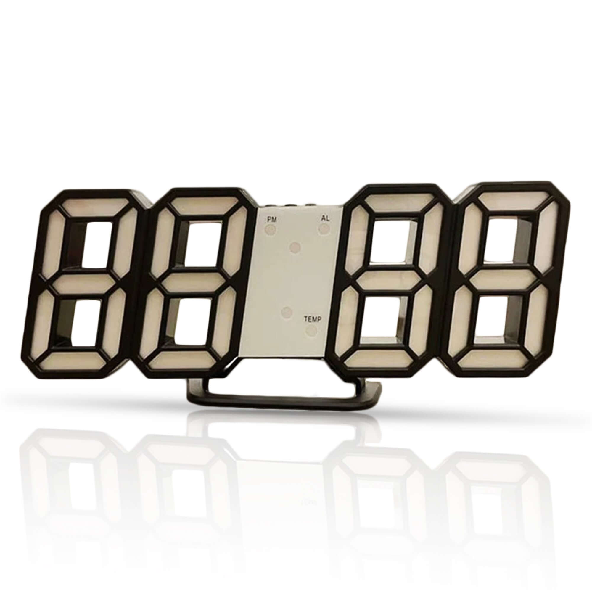 3D LED Digitaluhr: Stilvolle und moderne Uhr.